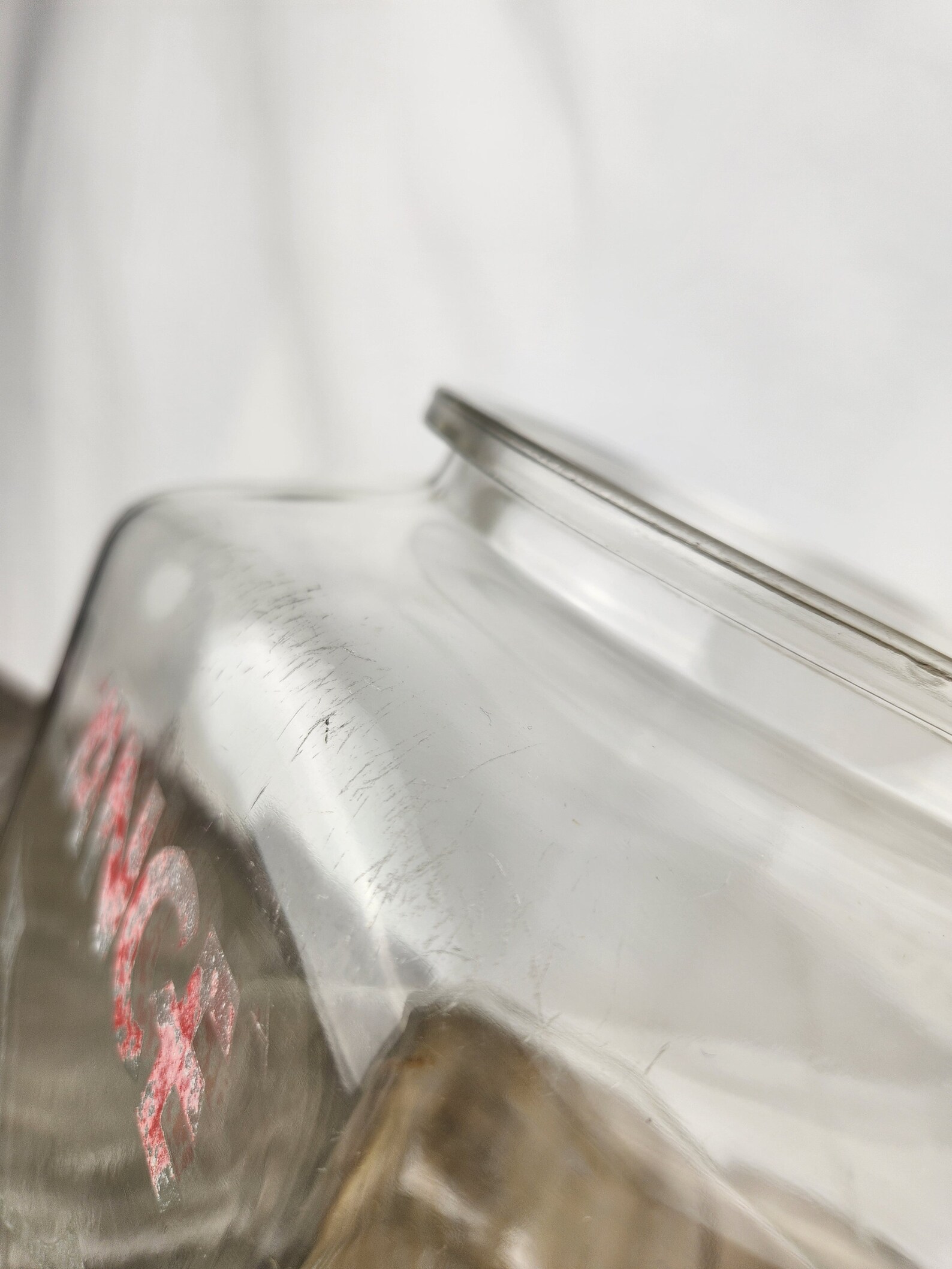 Large LANCE Cracker Glass Display Cookie or Cracker Jar Store Display ...