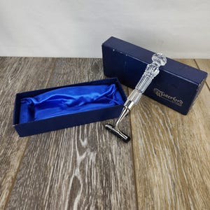 Vintage Waterford Crystal Shaving Razor Disposable Head in Original ...