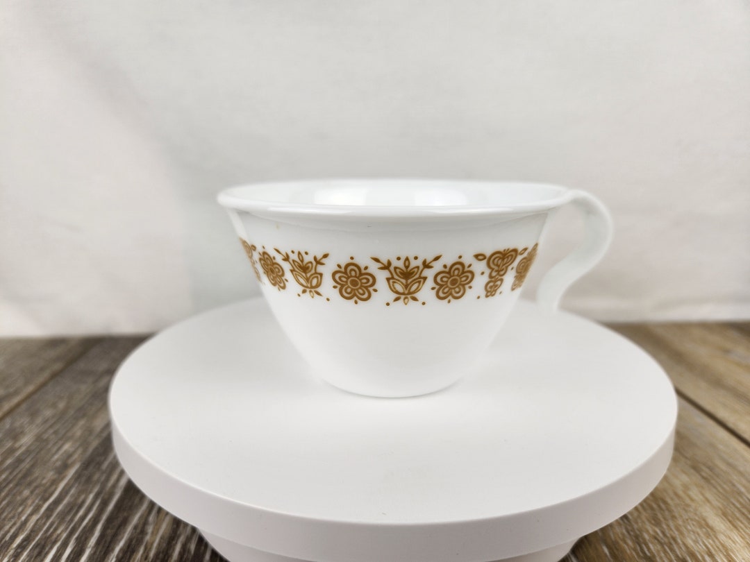Corelle Butterfly Gold Tea Cup Butterfly Gold Coffee Cup Vintage ...