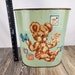 Metal Trash Can Harvell Waste Basket Animal Circus Clown Design MCM ...