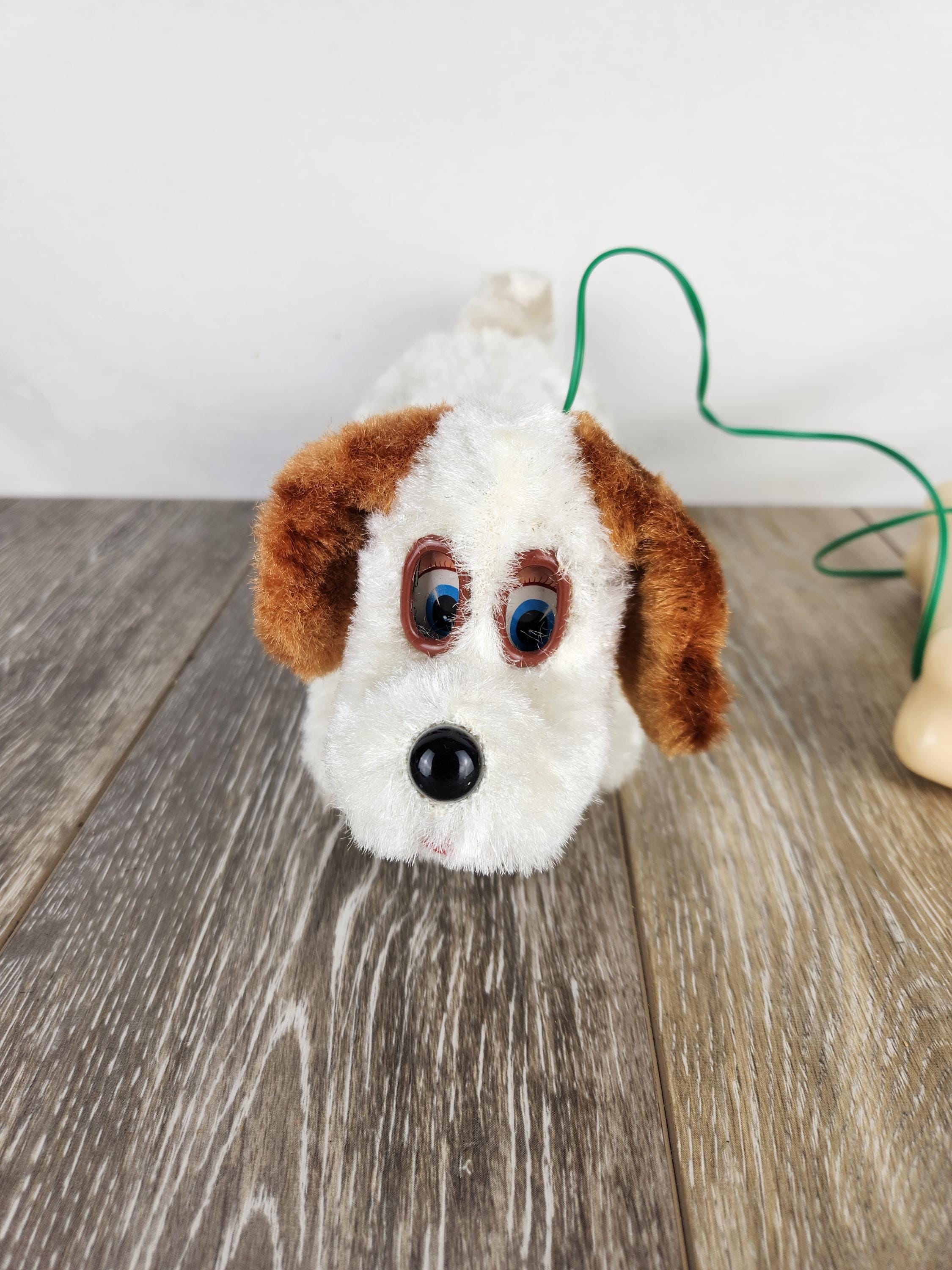 1980's Battery Operated Toy Sniffy the Nosey Puppy Plush Dog W/ Remote ...