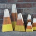Handmade Wooden Rustic Candy Corn. Set of (3) "larger Sized Version ...