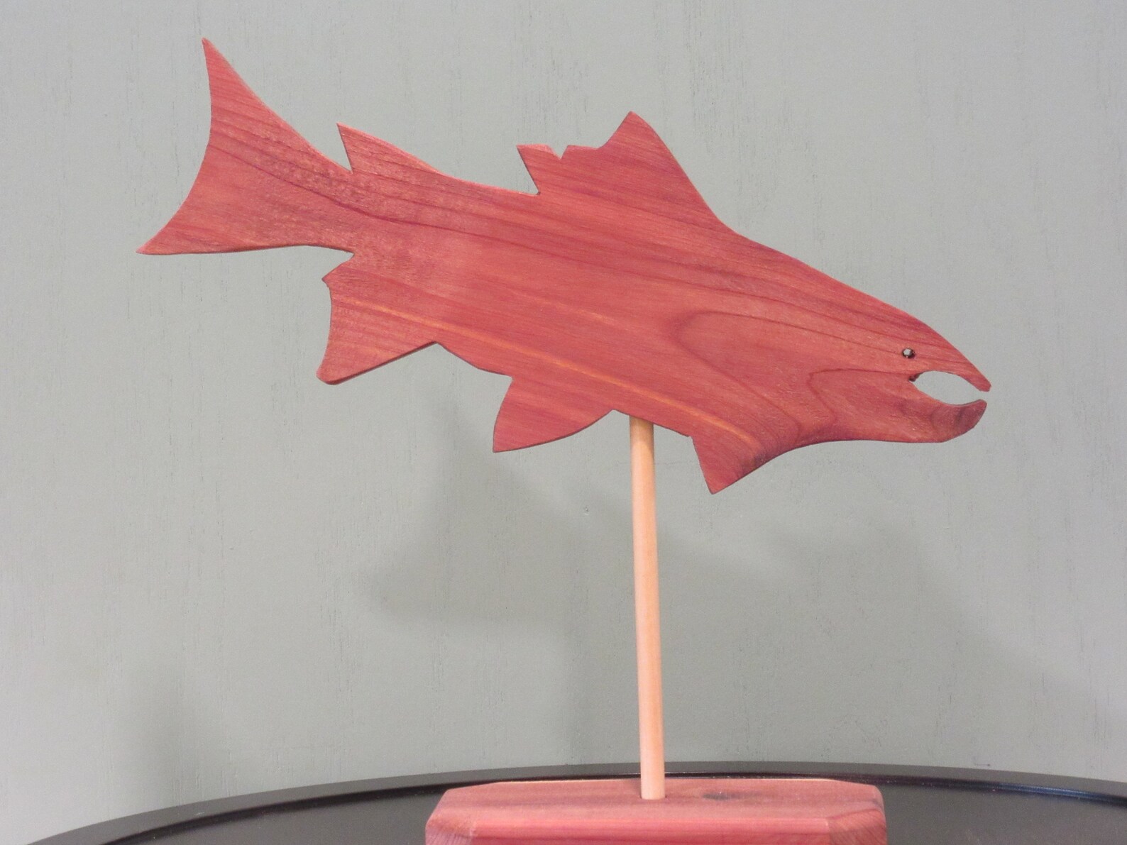Trout Decor / Shelf Sitter / Aromatic Red Cedar / Trout / Salmon / Fish ...