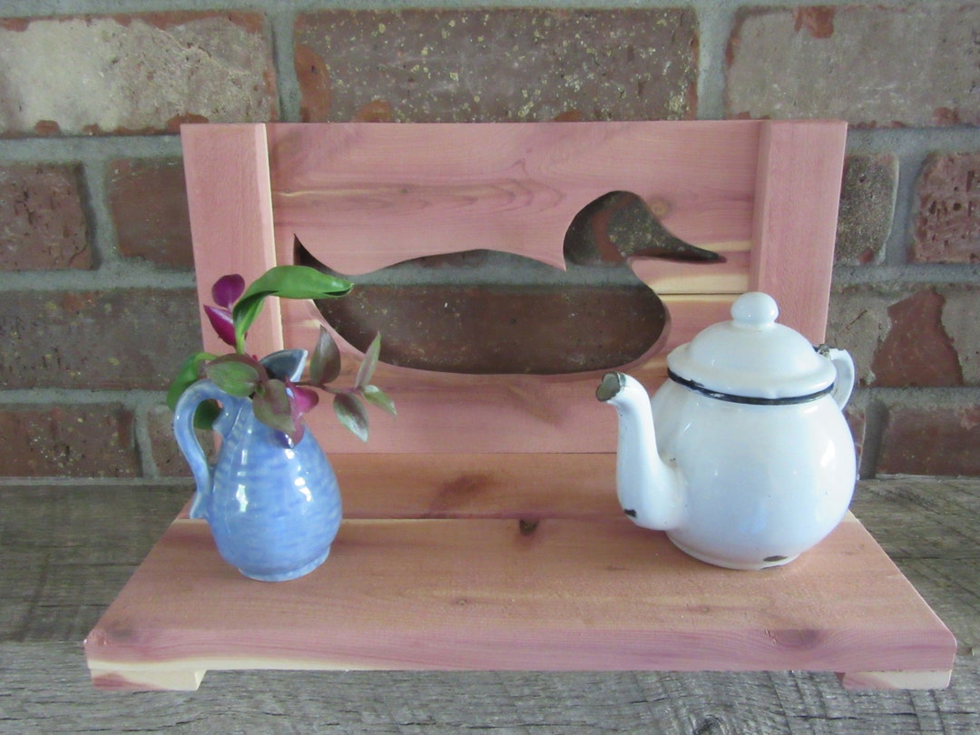Duck Shelf / Wooden Duck Shelf / Rustic Wooden Duck Shelf / Wooden ...