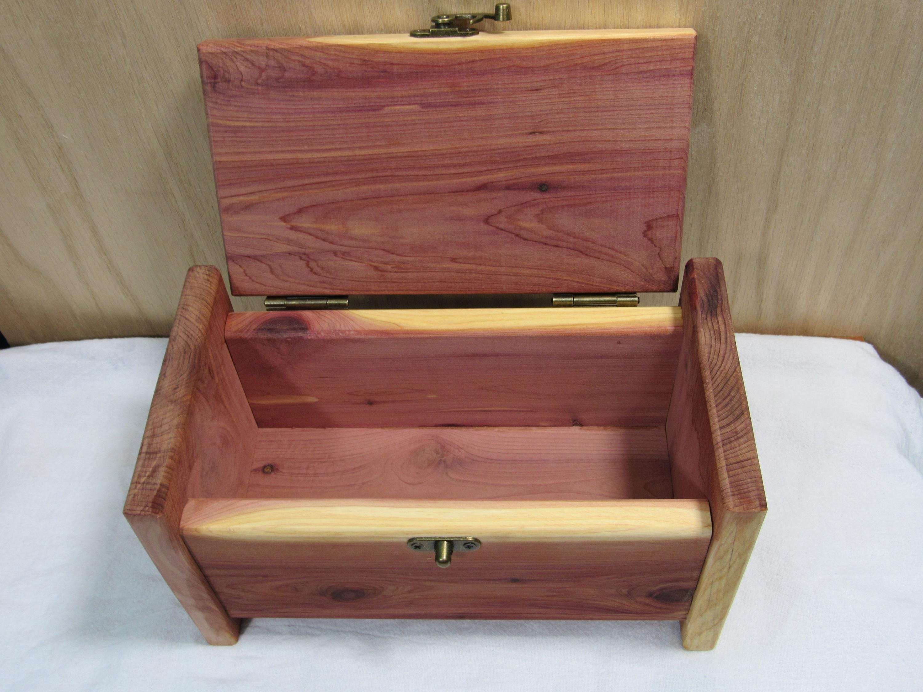 Rustic Aromatic Cedar Box: Handmade Keepsake Storage - Etsy