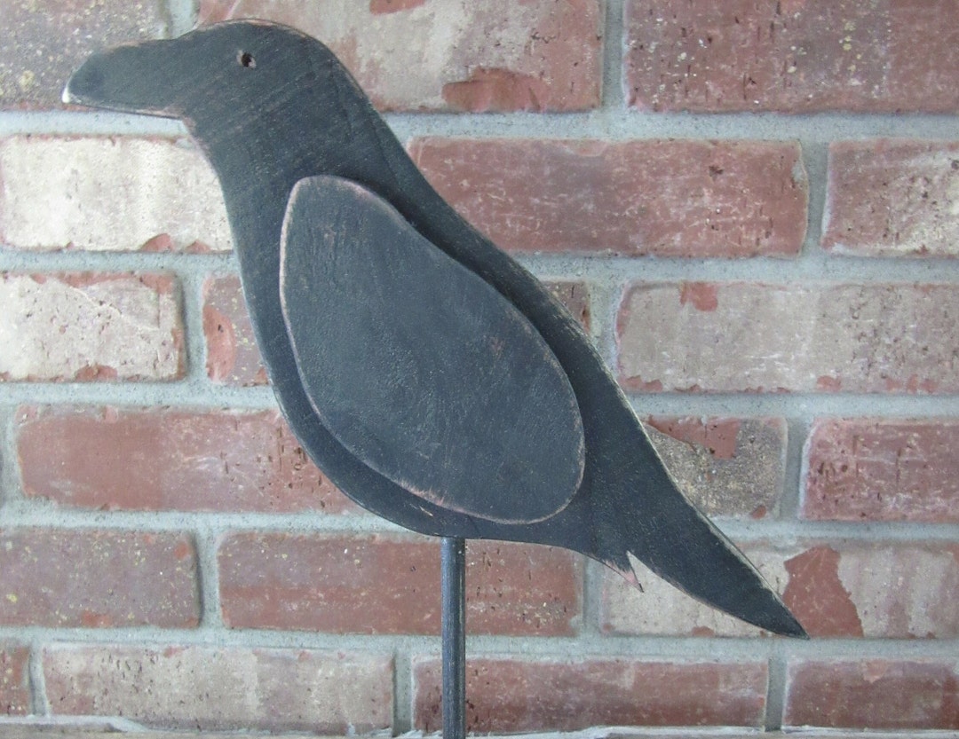 Rustic Crow Decor / Lake Decor / Rustic Bird Decor / Farmhouse Decor ...