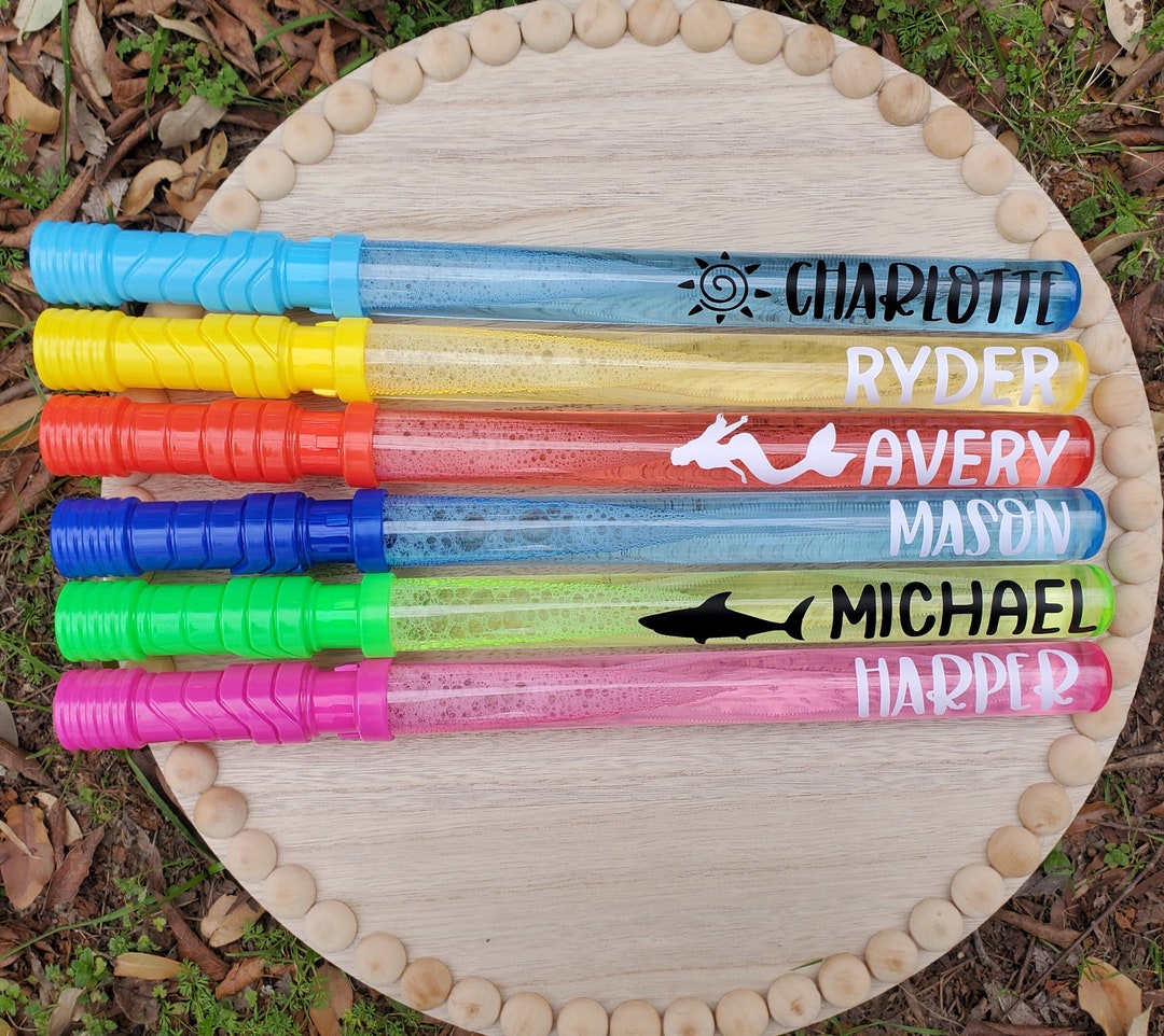 Personalized Bubble Wand - Etsy