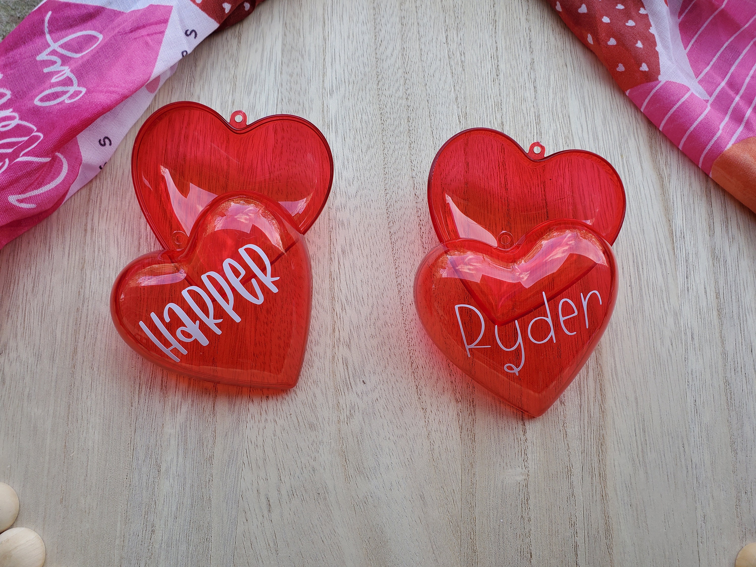 Personalized Fillable Heart Containers - Etsy