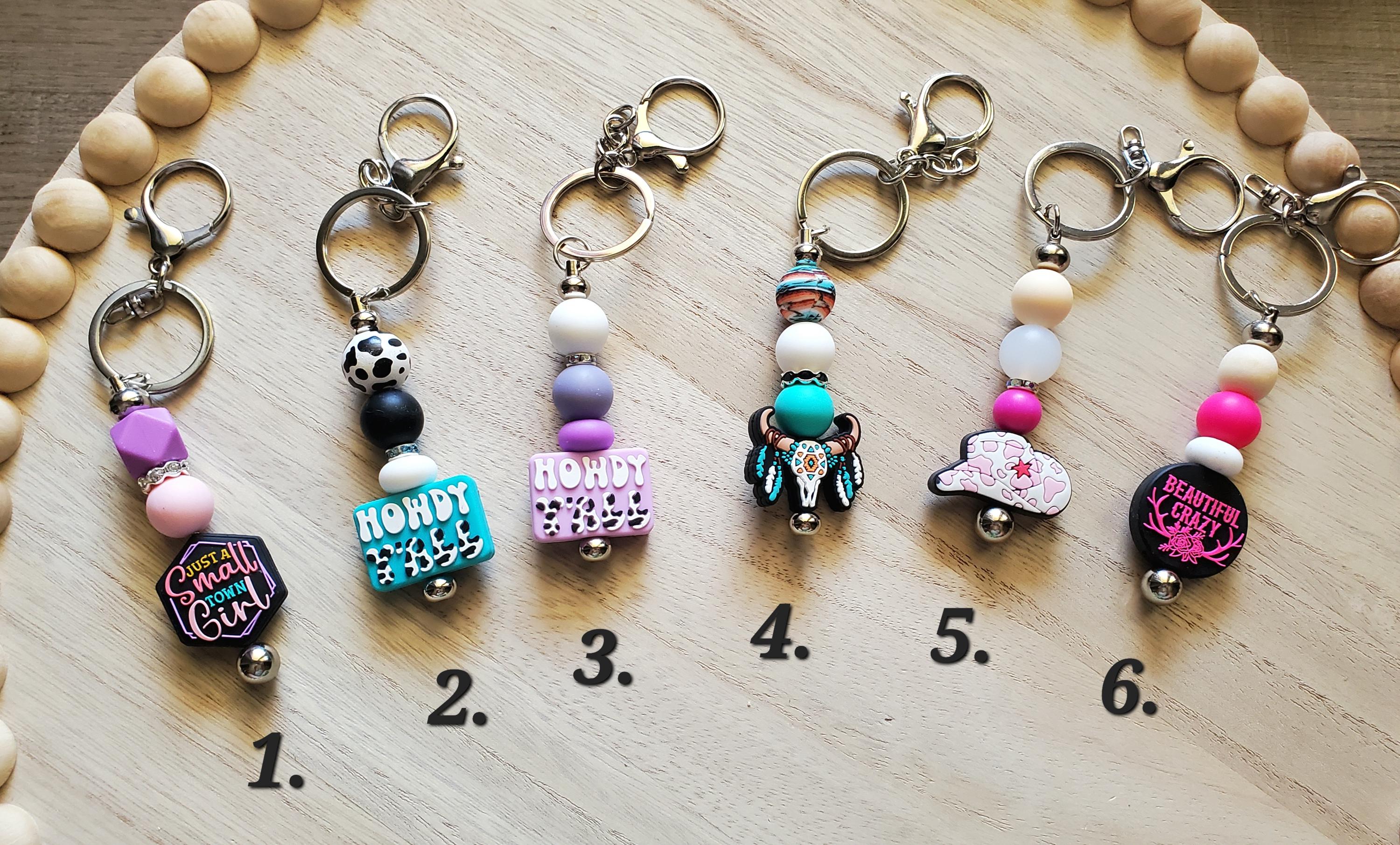 Beaded Western Keychains [21 Options] - Etsy