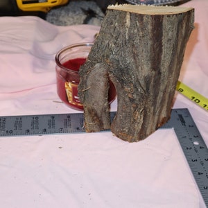 Hickory Knot Hole Split Wood Piece. - Etsy