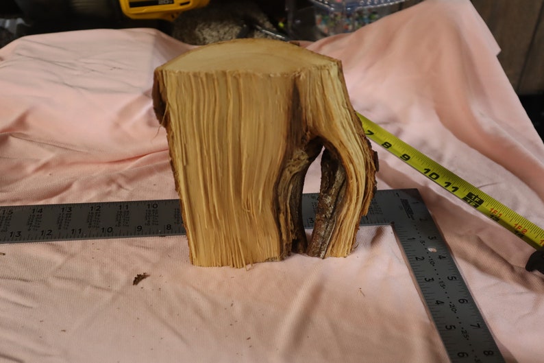Hickory Knot Hole Split Wood Piece. - Etsy