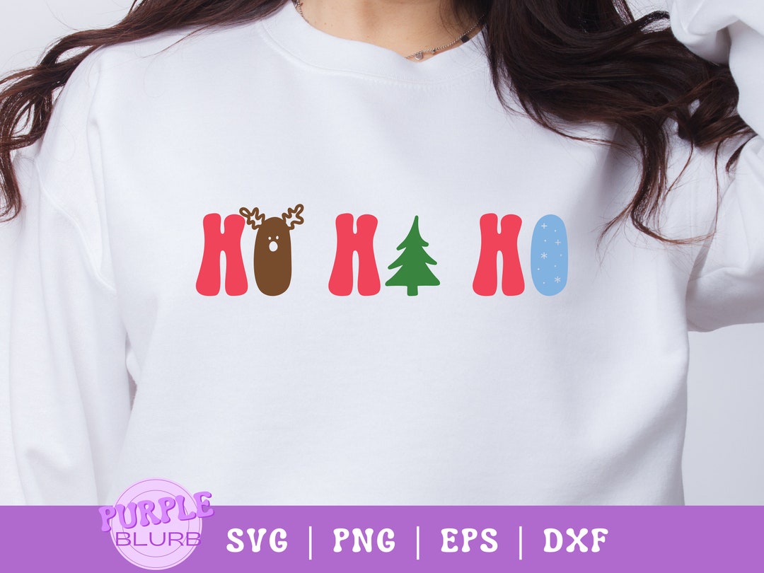 Ho Ho Ho SVG PNG Hohoho Svg Reindeer SVG Christmas Vibes Svg Christmas ...
