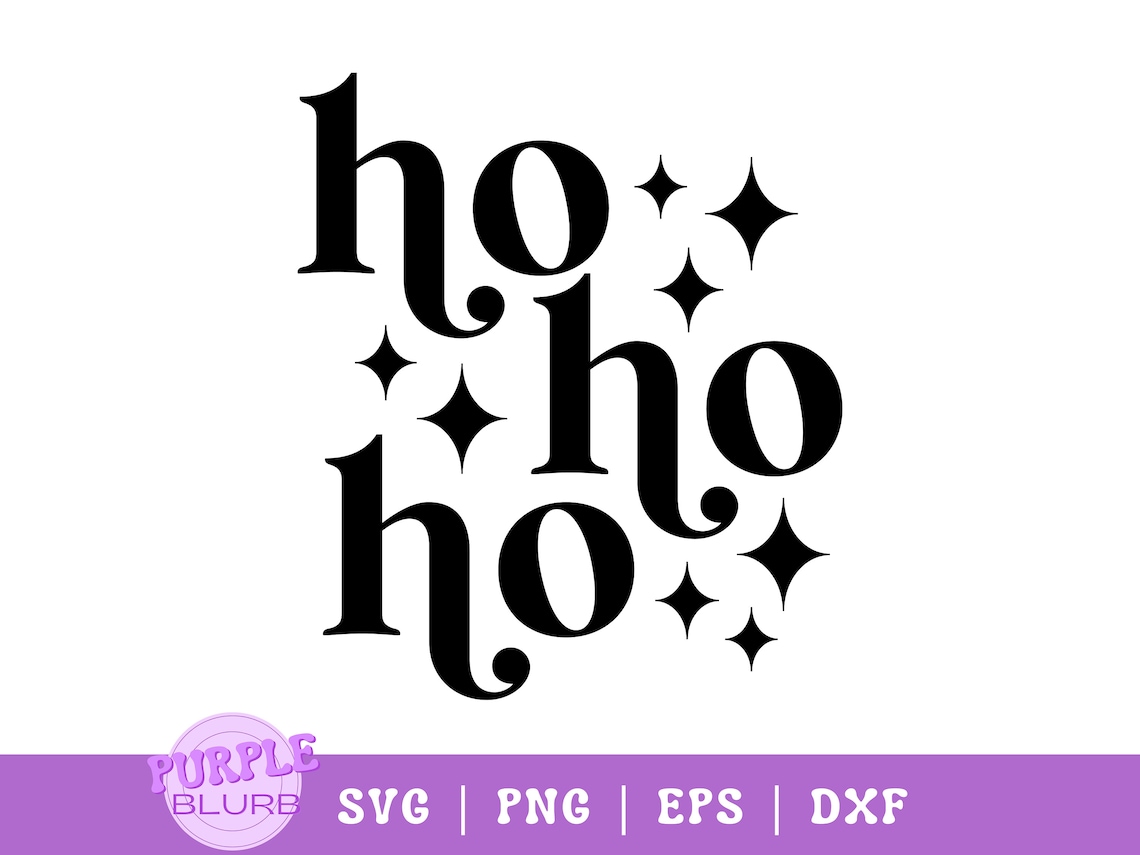 Ho Ho Ho SVG PNG Hohoho Svg Files Round Ornament SVG Christmas Vibes ...