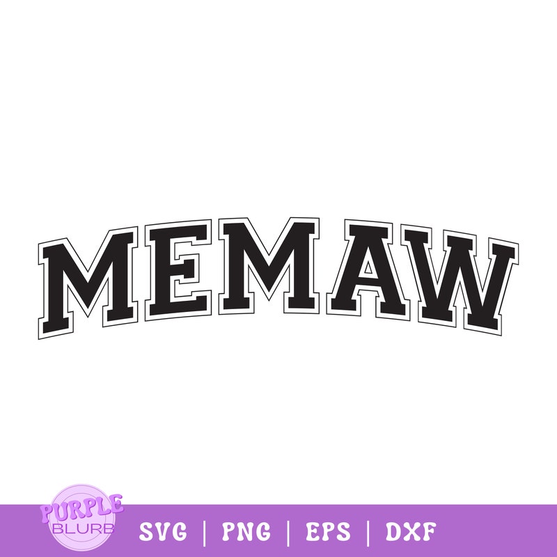Memaw Svg - Etsy