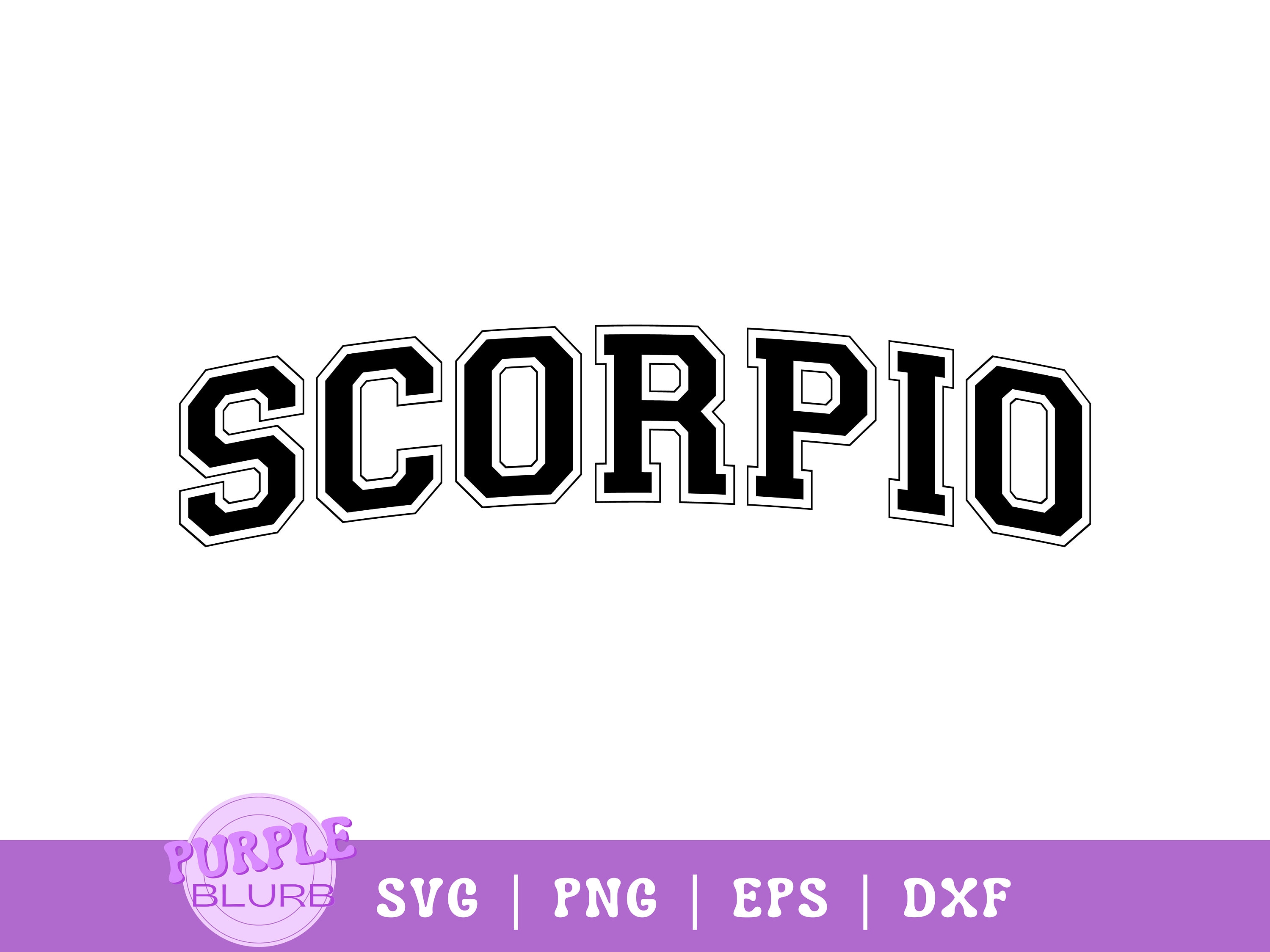 Scorpio SVG PNG Astrology Svg Zodiac Sign Svg Horoscope Svg Zodiac Svg ...