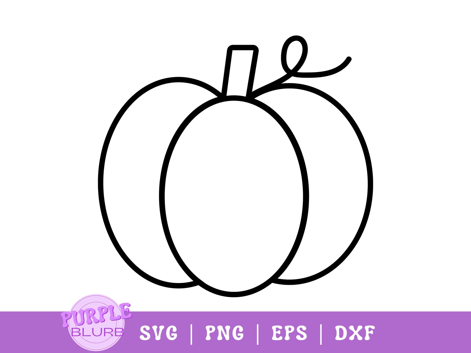 Pumpkin Outline SVG Pumpkin Outline PNG Pumpkin Svg Png Pumpkin Dxf Eps ...
