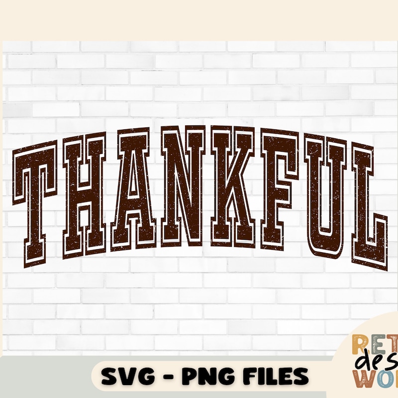 Thankful Svg - Etsy