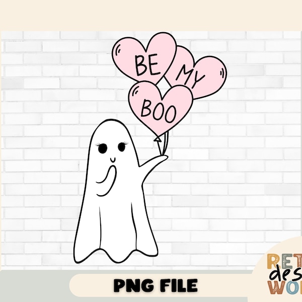 Cute Flower Ghosts Bundle PNG ONLY Digital Download, Cricut Silhouette ...