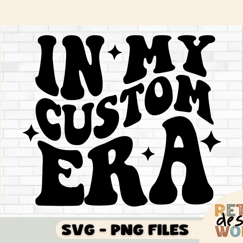 In My Era Wavy Font - Etsy