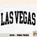 Las Vegas Varsity Font Svg, Solid and Distressed Svg, Png Files, Las ...