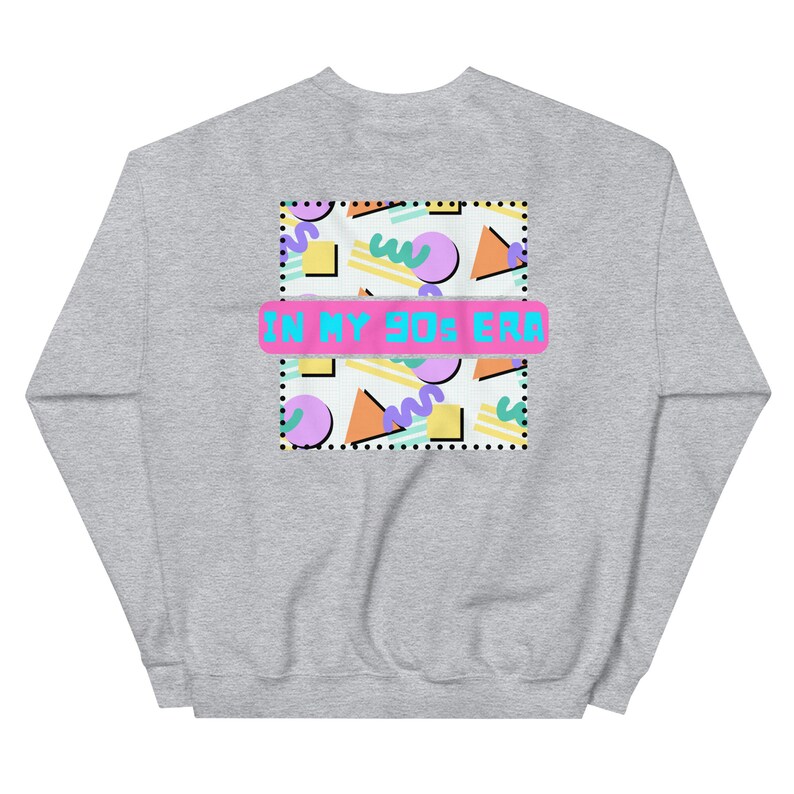 90s RETRO ERA Unisex 90s Aesthetic Crewneck Sweatshirt in Variety of Colors for Vintage ...