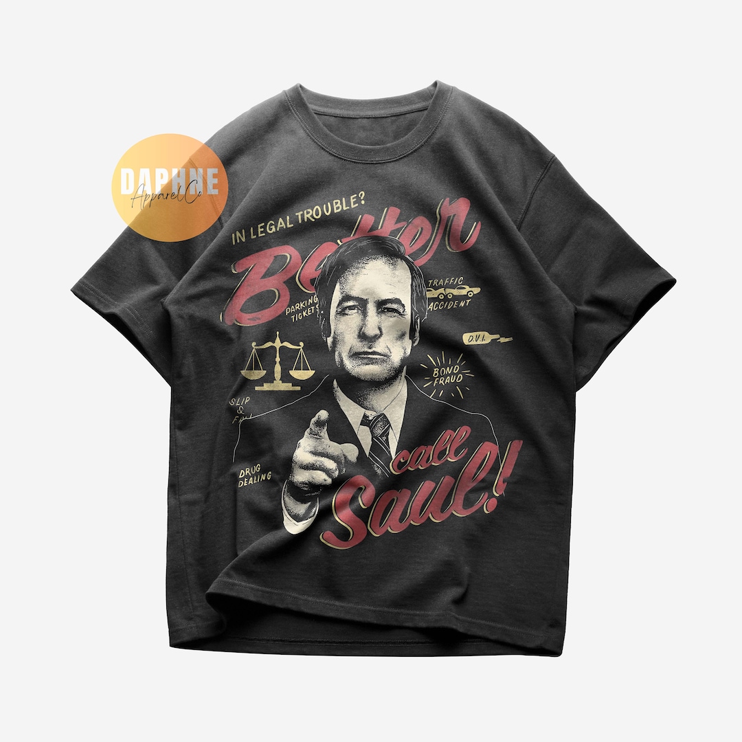 Better Call Saul Shirt Unisex 100% Cotton Tee Bob Odenkirk - Etsy