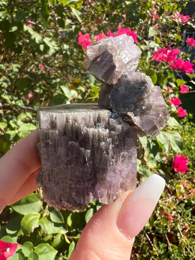RARE Purple Aragonite Stacked Specimen From Spain, Self-standing ...