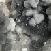 Fluorescent Mangano Calcite on Sparkling Blue Chalcedony Cabinet Sized ...