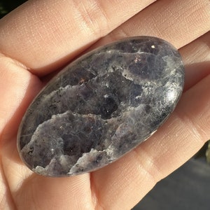 RARE AAA Quality Iolite With Sunstone Inclusions Palm Stone From ...