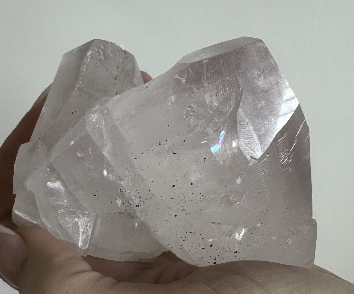 RARE High-quality Purple Phantom Optical Calcite With Pyrite, Record ...