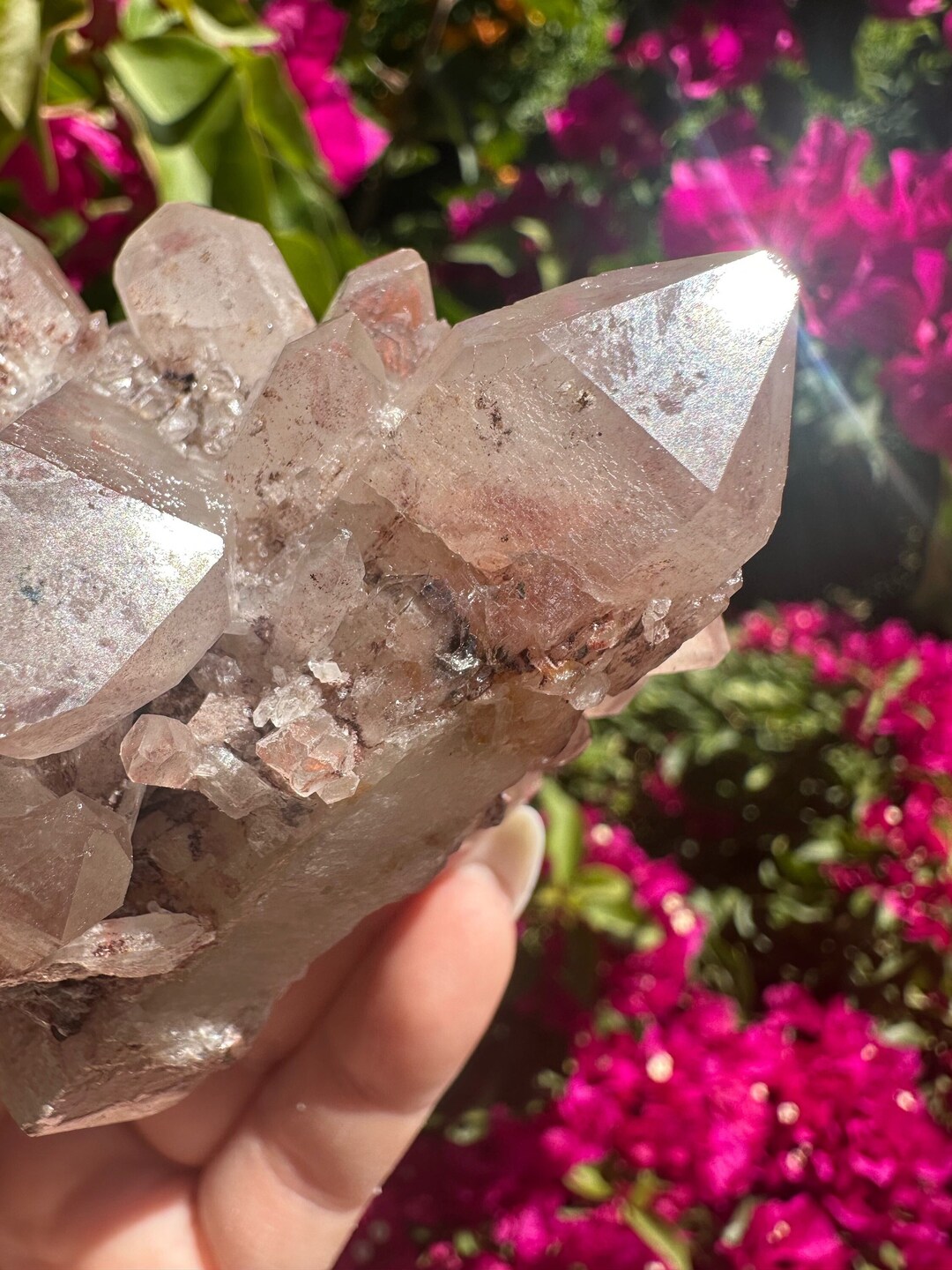 RARE Incredible AAA Quality Pink Phantom Quartz Specimen From the ...
