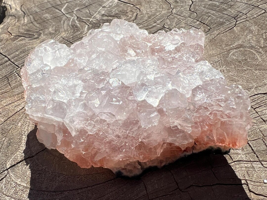Gem Quality Red Phantom Diamond Apophyllite Specimen From India - Etsy