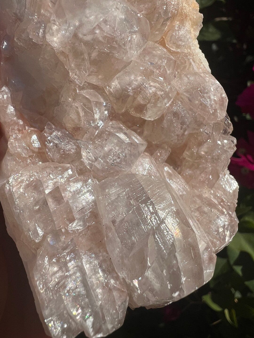 Rare Peach Pink Diamond Calcite Specimen, China Crystal - Etsy