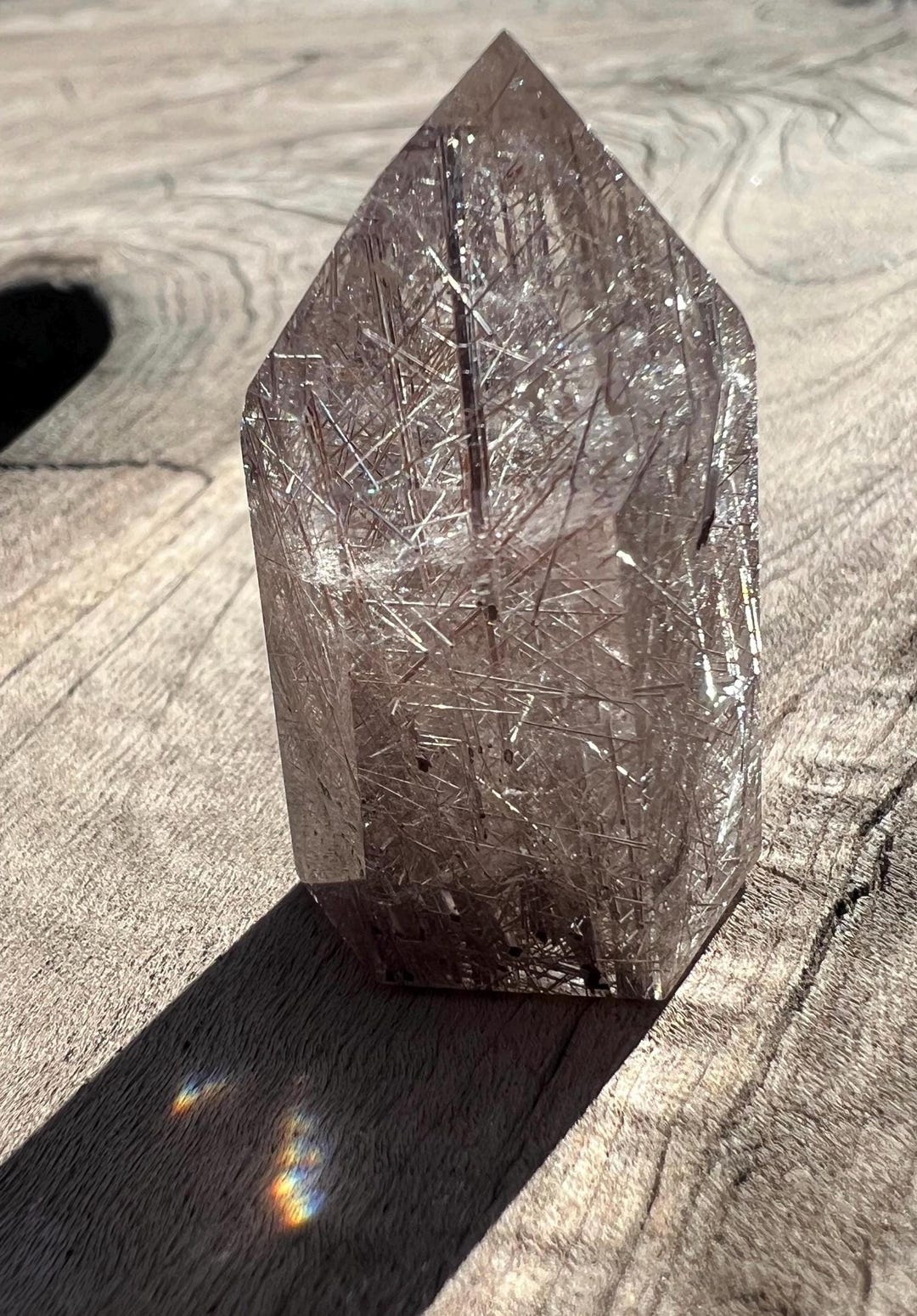 Gem Quality Silver Rutilated Channeling Quartz From Novo Horizonte ...