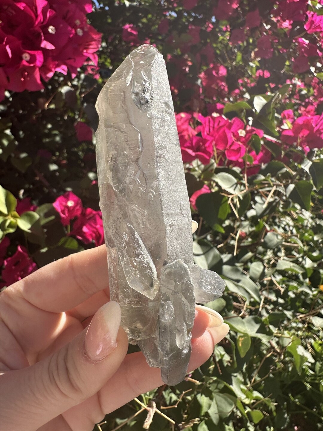 Rare Gray Phantom Quartz DT Crystal From Pakistan - Etsy