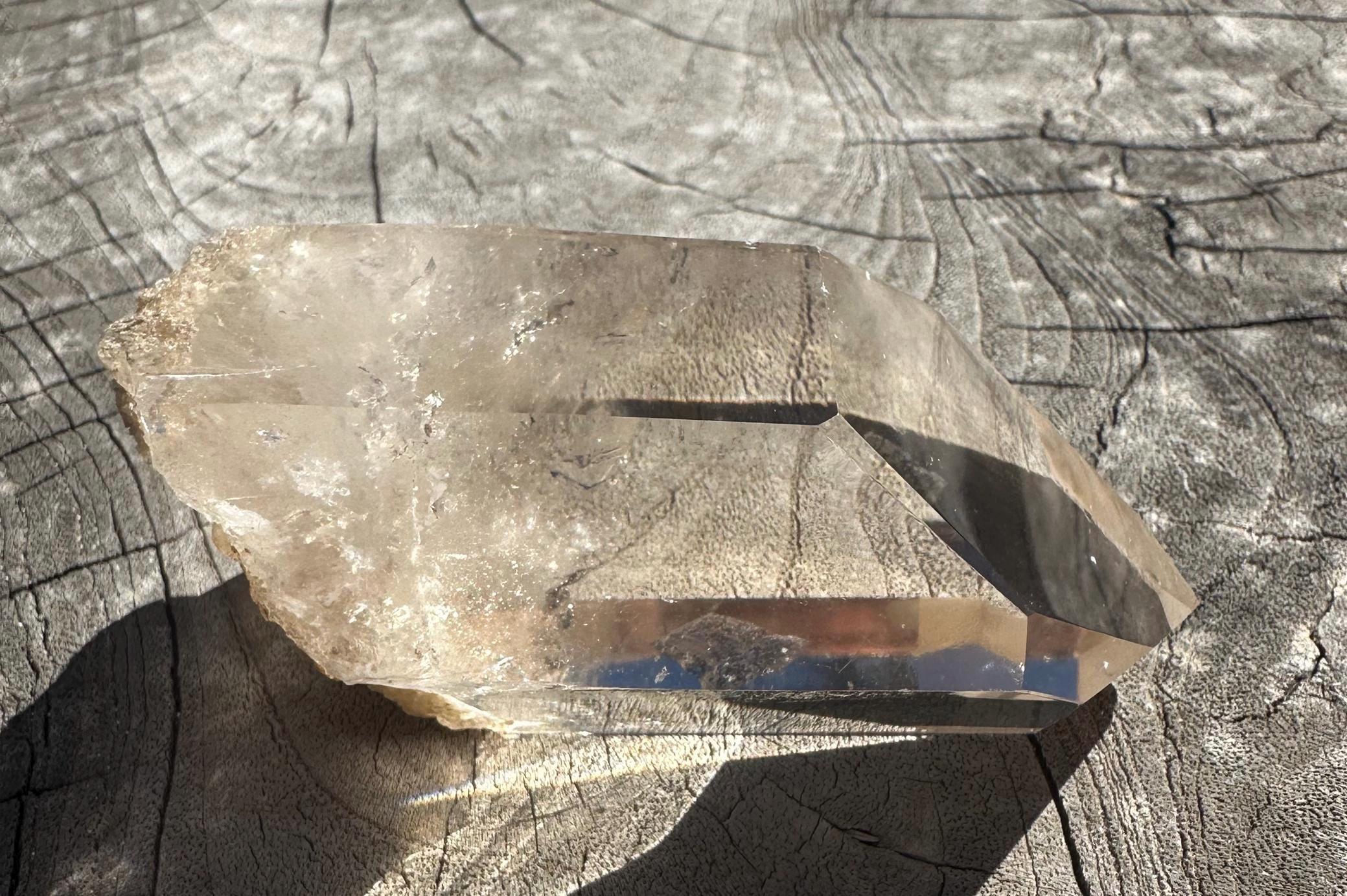 AAA Golden Lemurian Quartz, Channeling Crystal From Brazil - Etsy