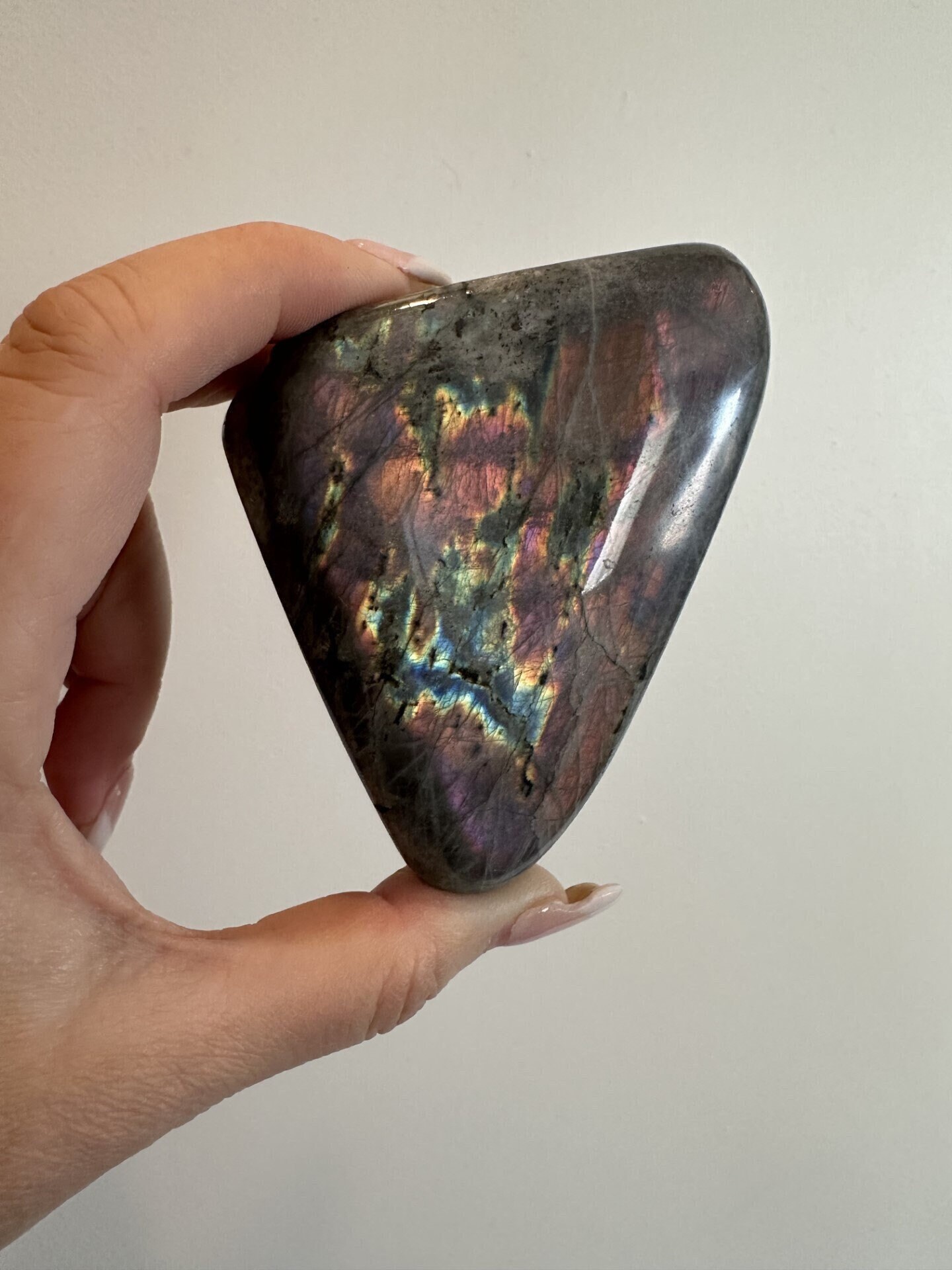Stunning RARE Rainbow Pink Flash High-quality Labradorite Freeform From ...