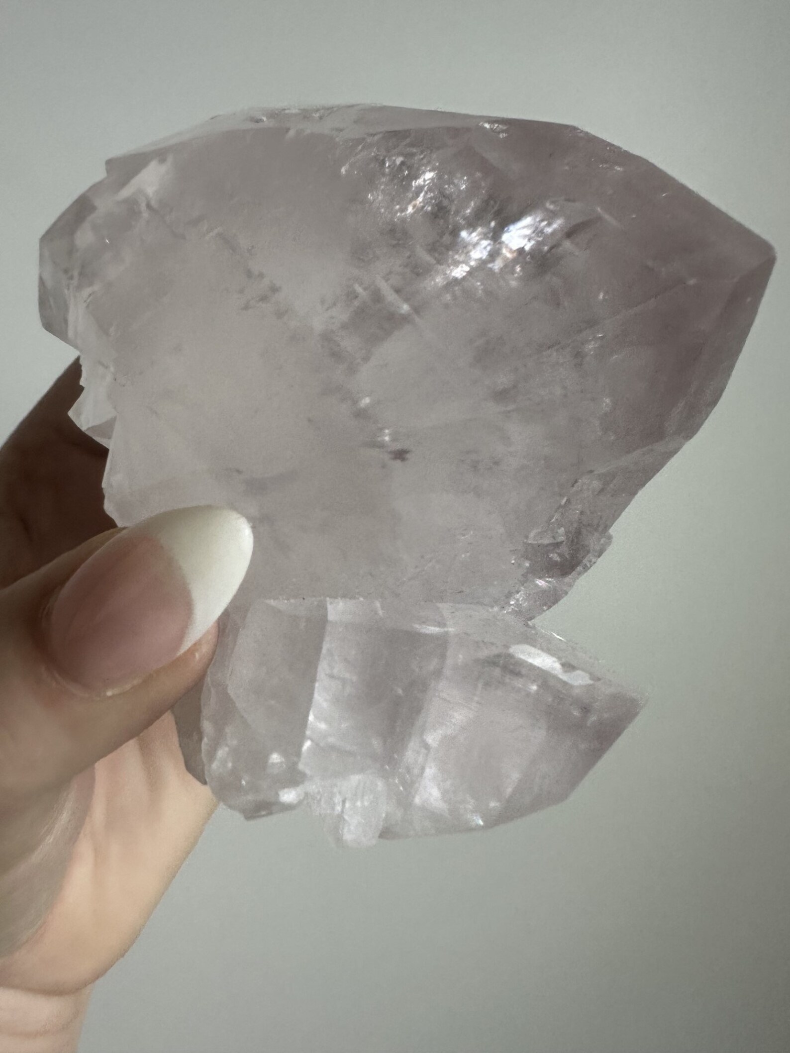 RARE High-quality Purple Phantom Optical Calcite With Pyrite, Record ...