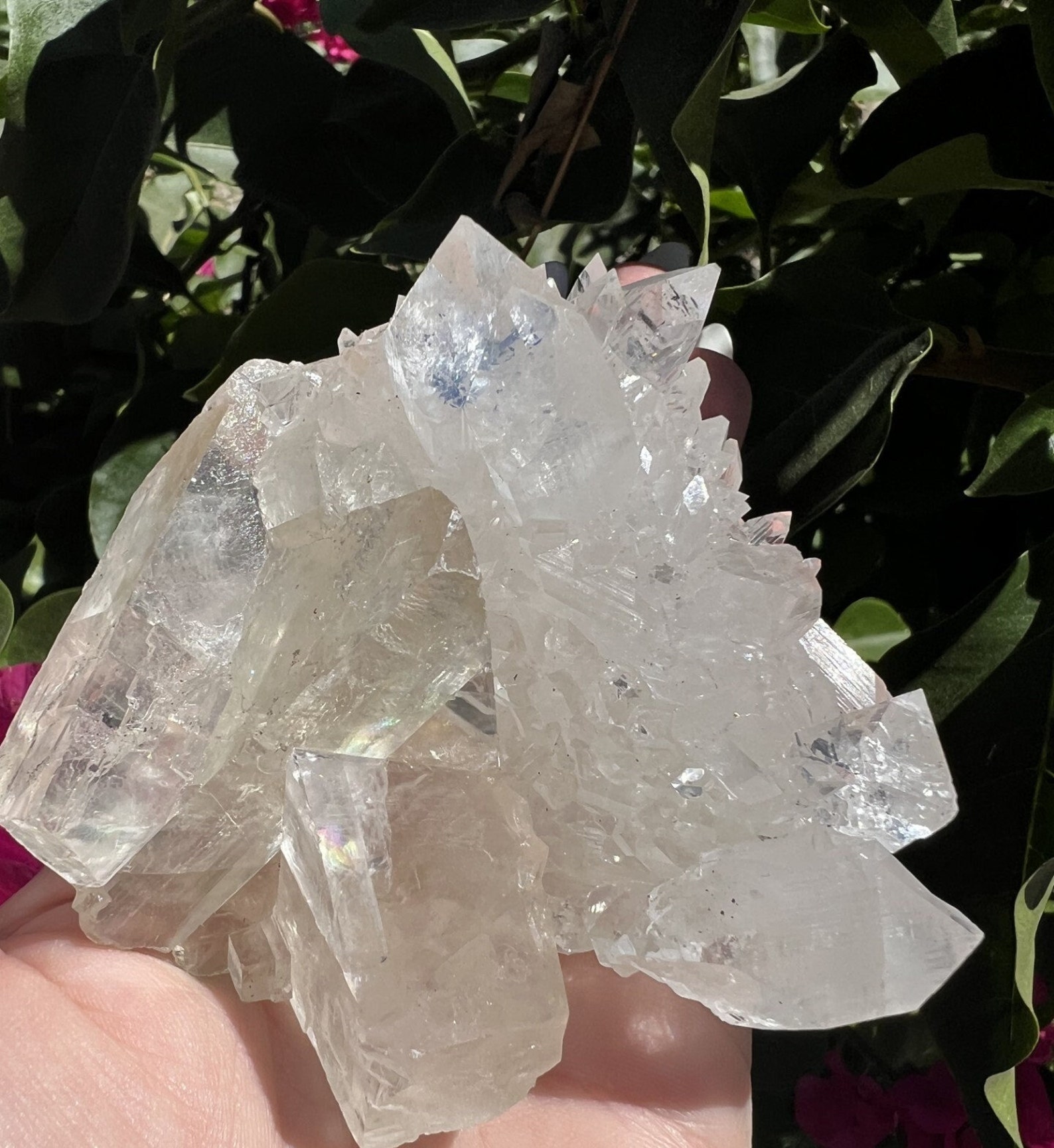 Gorgeous AAA Quality Diamond Apophyllite With Golden Optical Calcite ...