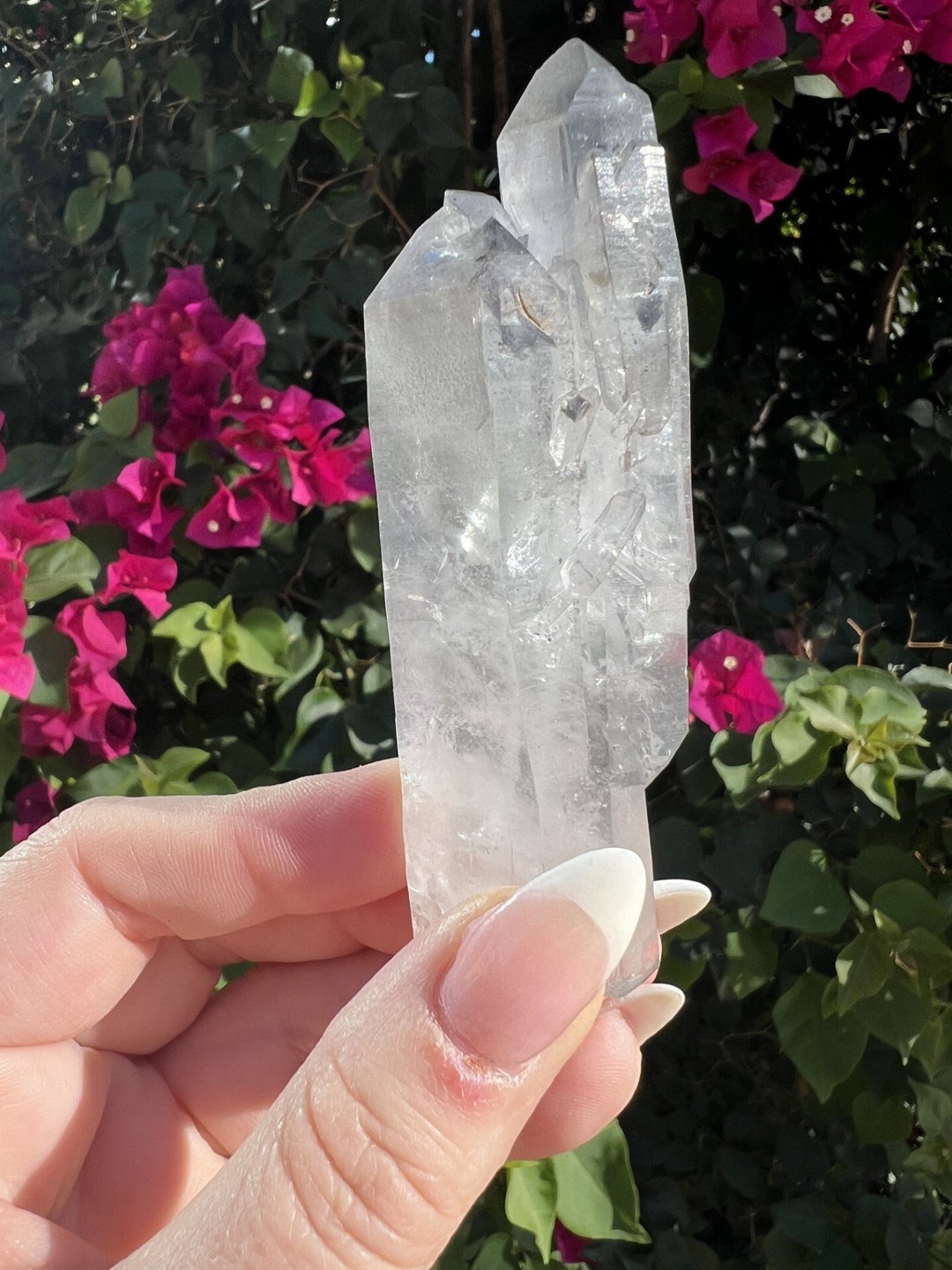 RARE Gray Phantom Quartz Twin DT From Pakistan - Etsy