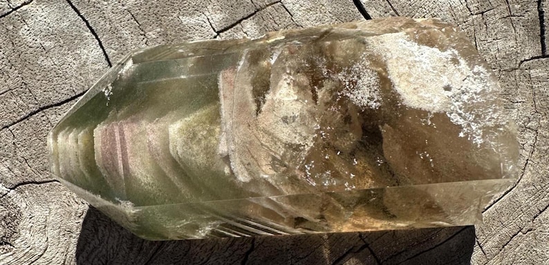 Lightning Strike Lemurian Quartz – Green, Pink & Golden Phantoms ...