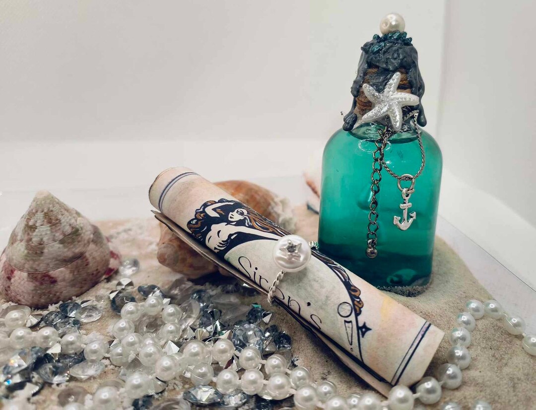 Sirens Tears ,magical Mystical Colour Shifting Apothecary Bottle Pretty ...