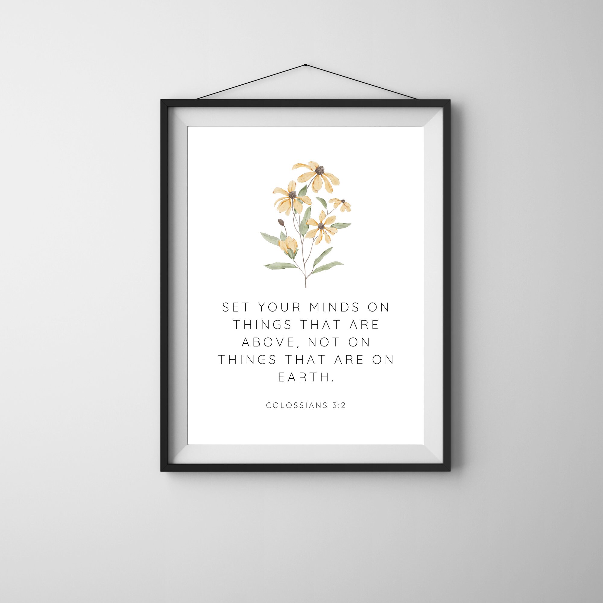 Bible Verse Wall Art Printable Bible Verse Art Digital Download Wall ...