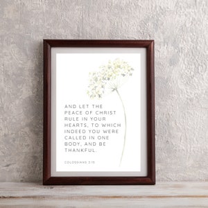 Bible Verse Wall Art Printable Bible Verse Art Digital Download Wall ...