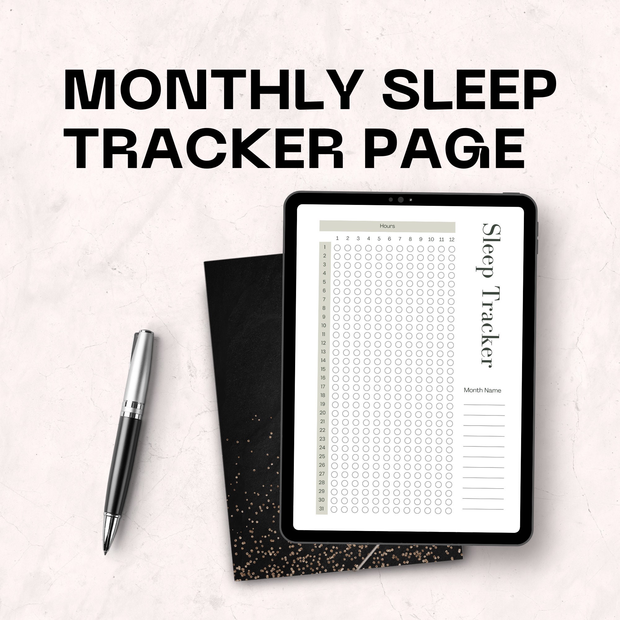 Sleep Tracker Checklist Daily Weekly Sleep Wellness Routine Checklist ...