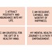 Mental Health Affirmation Cards Bundle Printable 16 Digital Positive ...
