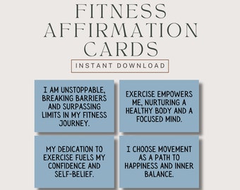 Mental Health Affirmation Cards Bundle Printable 16 Digital Positive ...