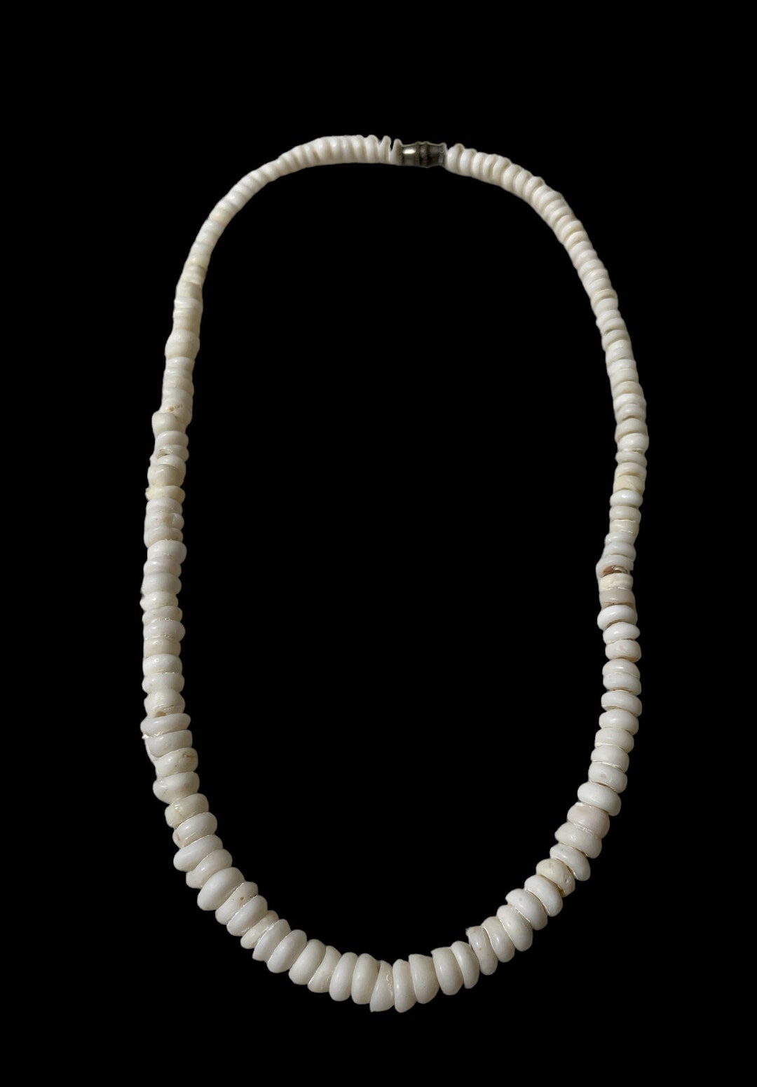 Vintage Authentic Puka Shell Necklace Smooth Rounded Edges Medium Sized ...