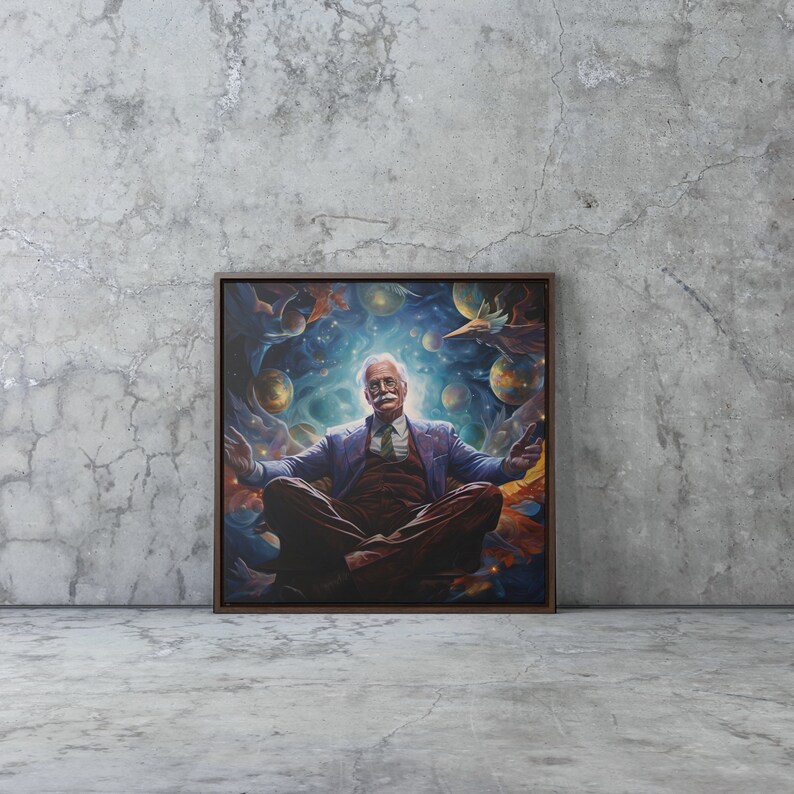Carl Jung Square Canvas Wall Art Inspirational Wall Art Gift ...