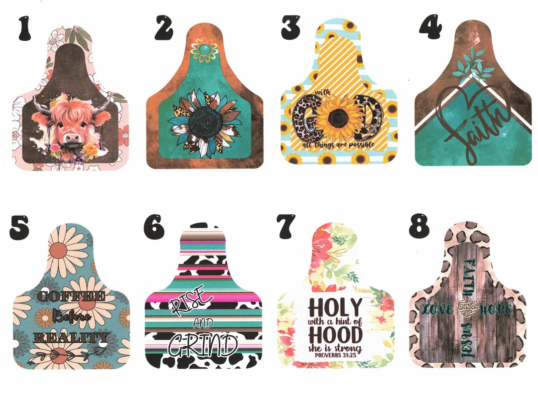 Cow Tag Custom Orders - Etsy
